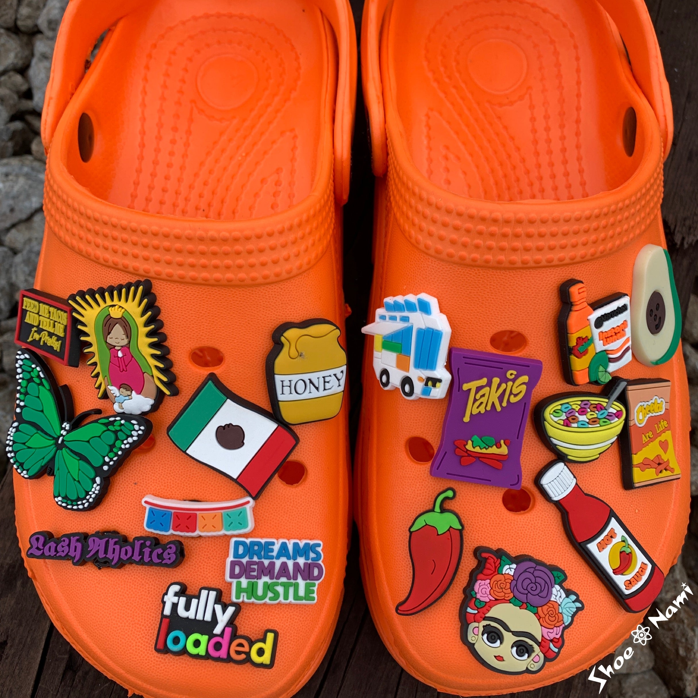 Orange Takis/Green Butterfly – ShoeNami