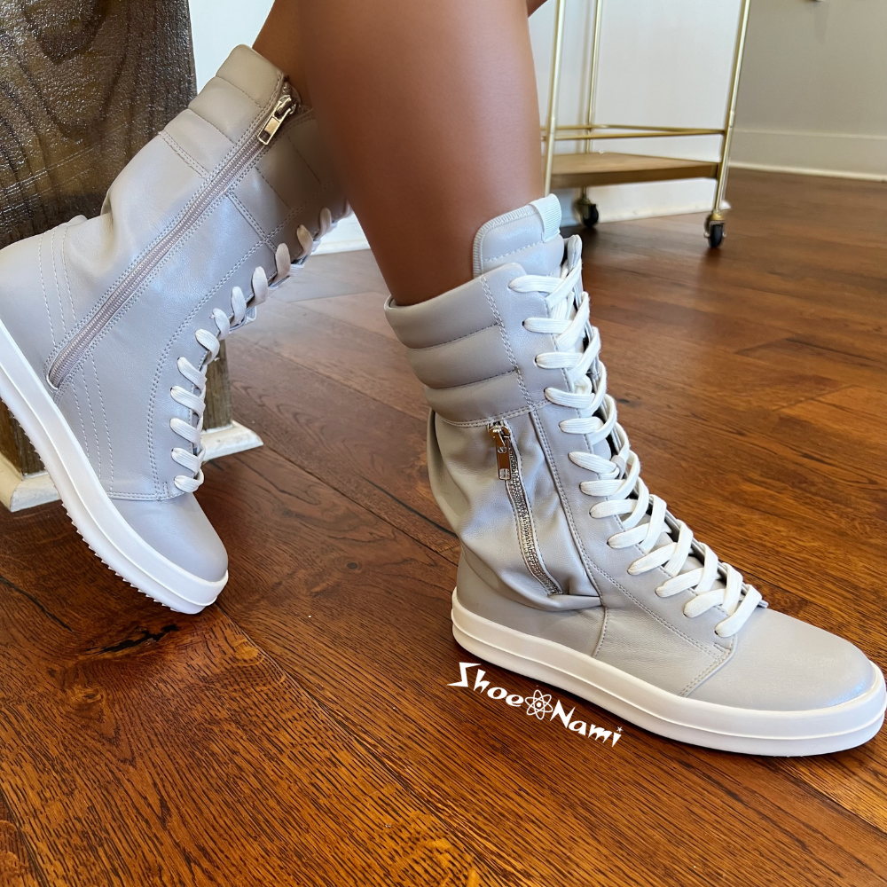 RACER-1 Bone (Grey) | ShoeNami